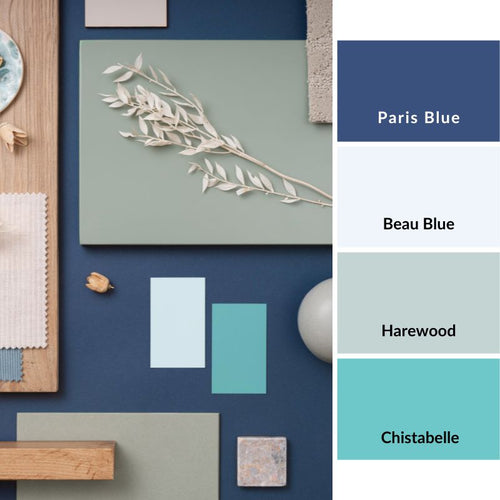 Blue Colour Combinations – Vintro Paint