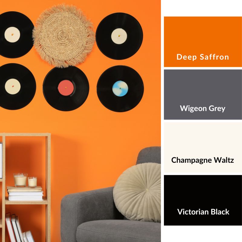 Orange Colour Combinations – Vintro Paint