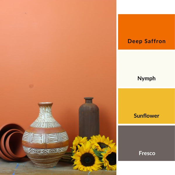 Orange Colour Combinations – Vintro Paint