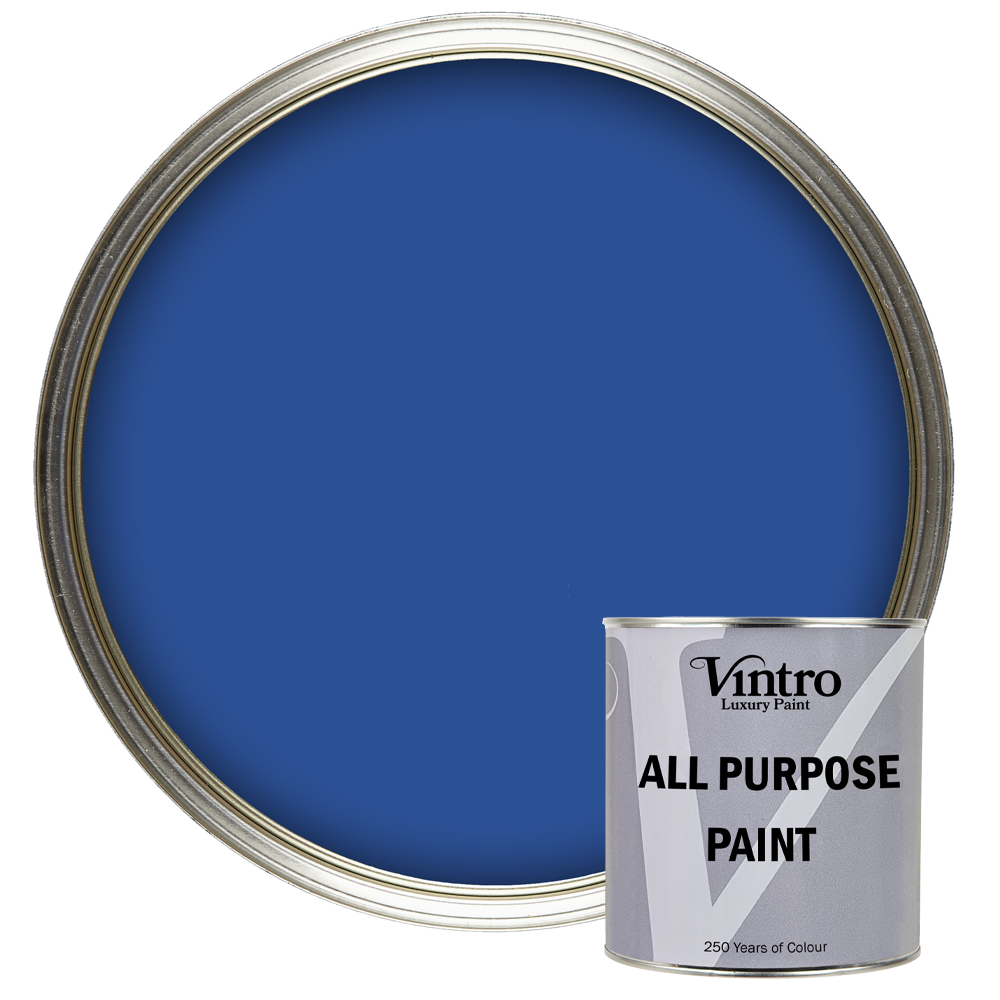 Vintro All Purpose Paint Bright Blue – Vintro Paint