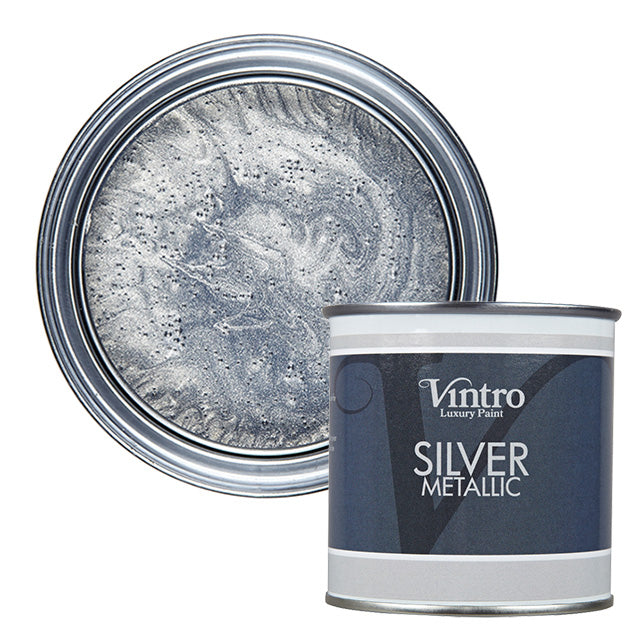 Vintro Paint | Silver Metallic Paint
